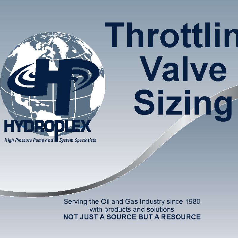 Technical Data for Hydroplex Pumps & Valves